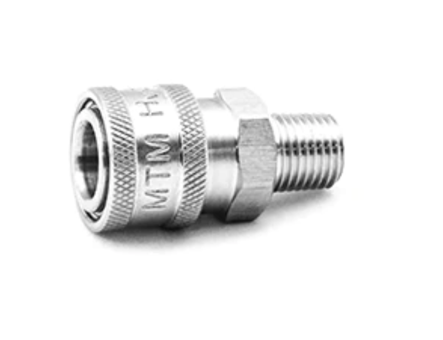 STAINLESS STEEL QC COUPLER 1/4" MPT – GCI Turf Academy