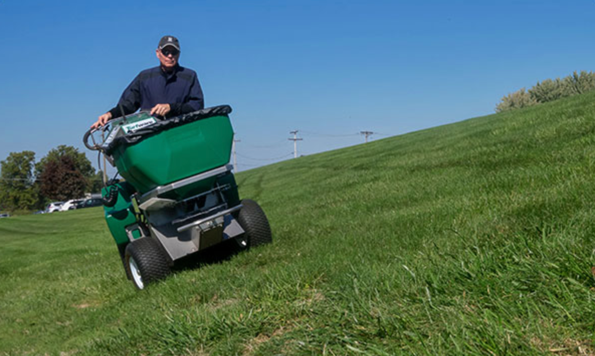 TurfWare TR460 Ride-On Spreader and Sprayer – GCI Turf Academy